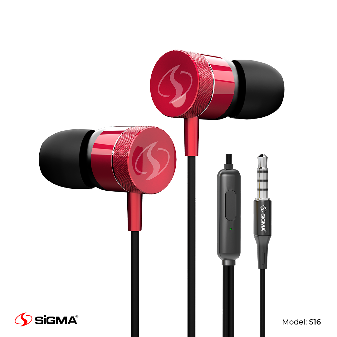 Sigma Earphones S-16 - Sigma Official